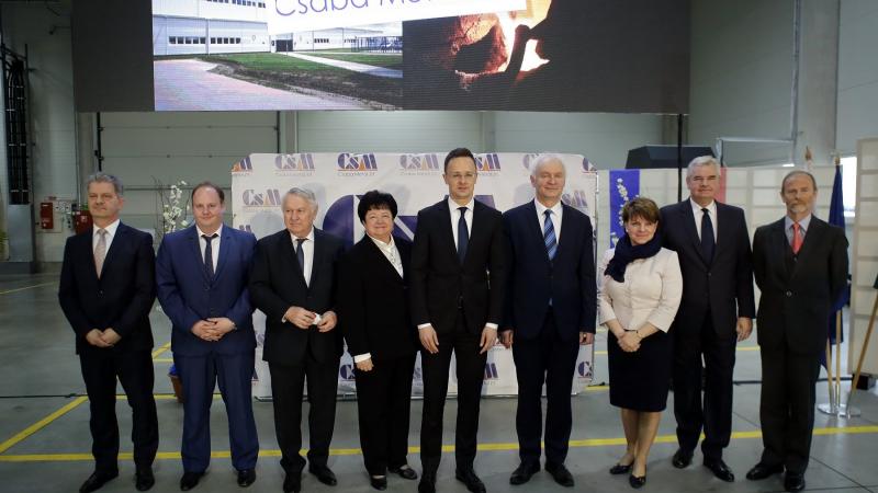 Új gyártócsarnokot avatott a Csaba Metál