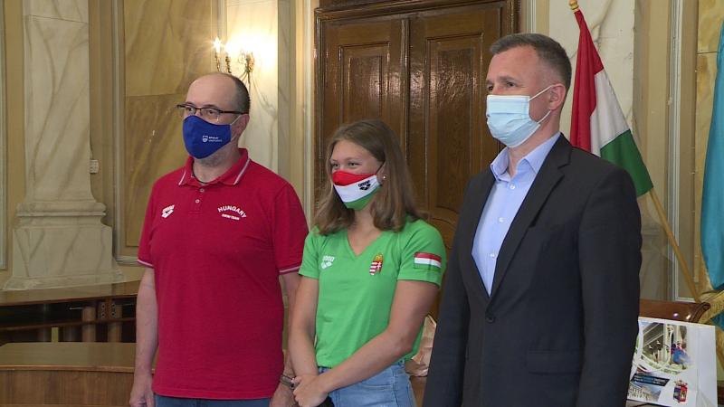 Veres Laurát köszöntötték Gyulán